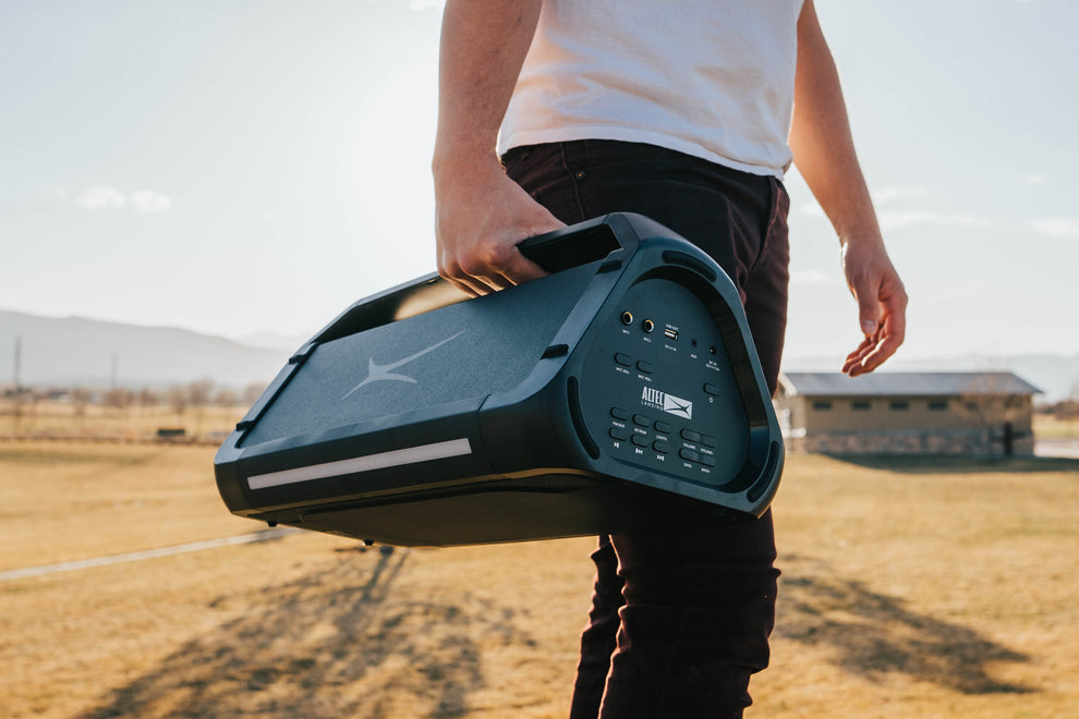 Altec Lansing Shockwave 100 Bluetooth Speaker, IMT7001-BLK, Black ...